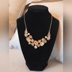 Sorrelli | Jewelry | Nwt Sorrelli Crystal Statement Necklace Gunmetal ...